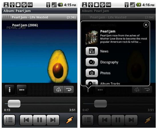 Winamp version 1.0 for Android brings a brand new Home screen